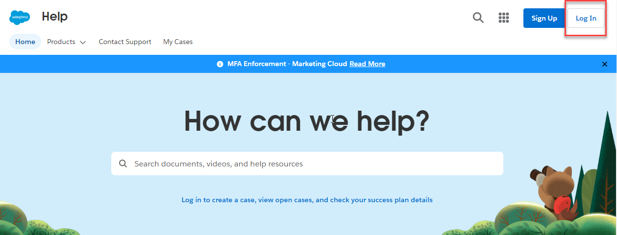 Confusing help site "Log in" button | IdeaExchange