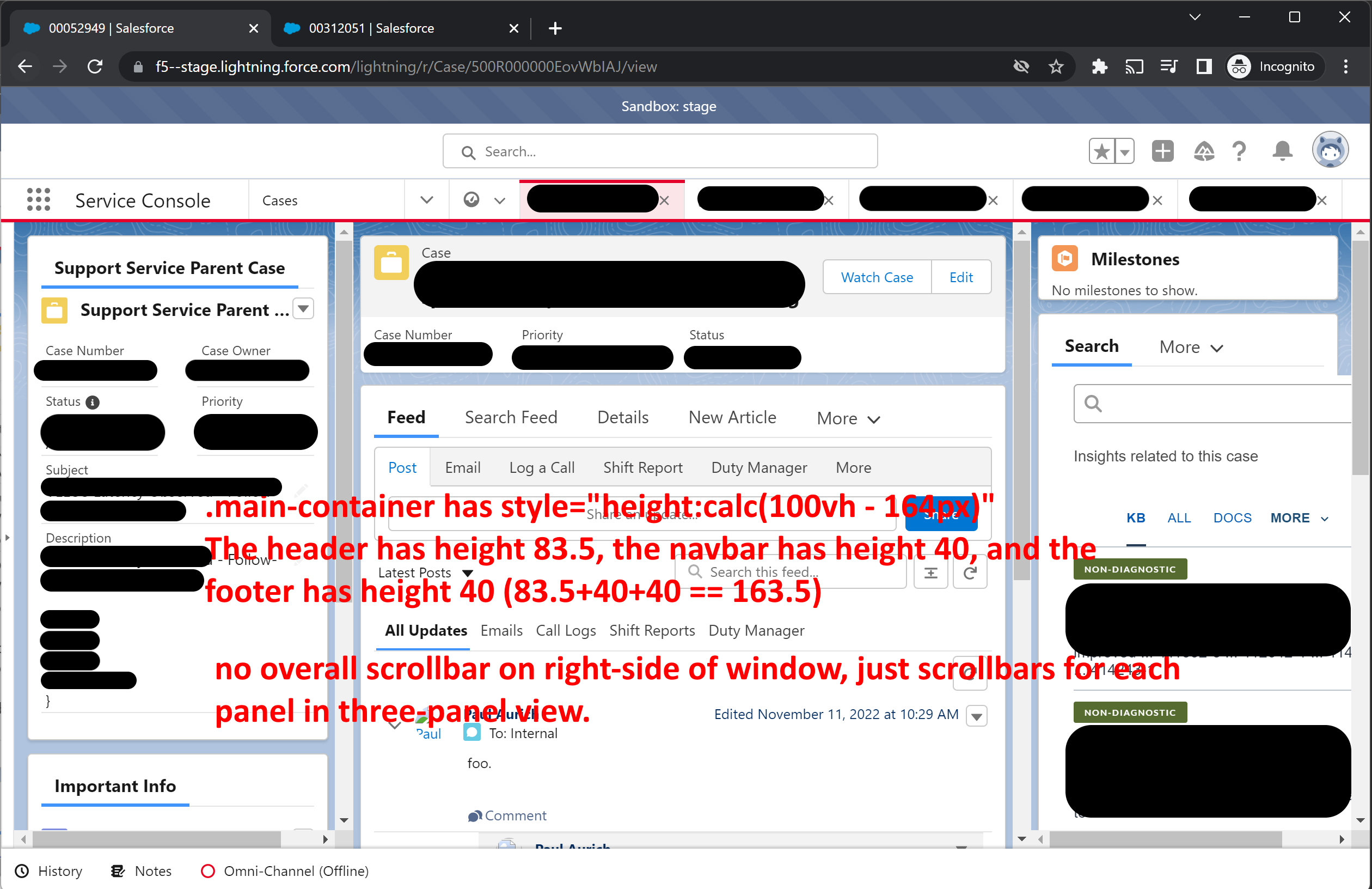 Extra scroll bar in 3-pane view | IdeaExchange Extra scroll bar in 3-pane view | IdeaExchange
